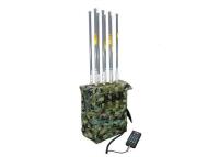 China 400W Power 2.4G High Frequency Anti Terror Signal Jammer Manpack Jammer for Wireless Camera Blocking for sale