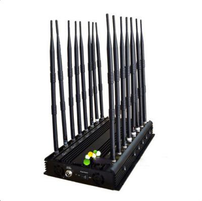 China 16 Antennas Adjustable Power Vehicle Mounted Lojack Mobile Network Blocker Signal Jammer with 1 Year Warranty for sale