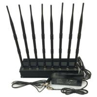 China Walkie Talkie Jammer with 8 Channels 20W Output Power and 50m Jamming Range for Secure Communication for sale
