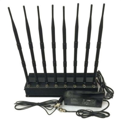 China Walkie Talkie Jammer with 8 Channels 20W Output Power and 50m Jamming Range for Secure Communication for sale