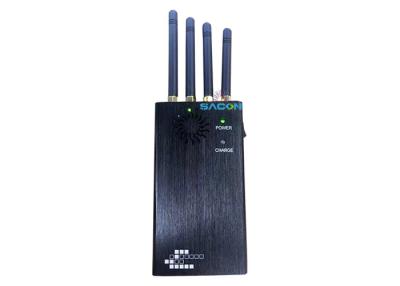 China 2W Output Power 4 Bands Portable Signal Jammer with 1.5 Hours Working Time for Meeting Rooms for sale