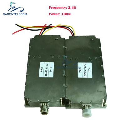 China 300-400MHz 100W Drone Jammer Module Anti FPV Jammer Module with Customizable Frequency for sale