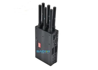 China DC12V Portable Signal Jammer with 6 Omni Antennas and 20m Jamming Range for Temples and Churches for sale