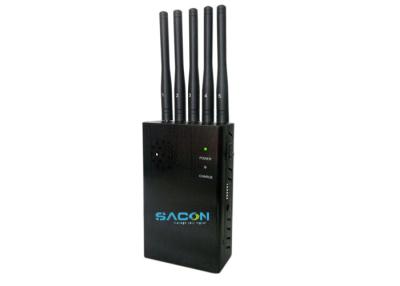 China 2.5W Output Power 5 Antenna Design Cell Phone Signal Jammer with Fan Cooling System for Office and Secret Places for sale