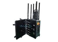 China 300W 6 Channels Drone Signal Jammer with 1500m Range for  UAV Jamming for sale