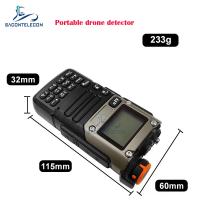 China Portable Handheld Anti Drone Detector with 700-6Ghz Frequency and 800m Detection Distance for sale