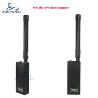 China Portable Handheld FPV Drone Jammer with 1.5km Range and 50W High Power for UAV Anti Drone Signal Jamming for sale