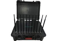 China 55W High Power Handheld Jammer with 11 Channels and Built-In Battery for Secure Signal Blocking for sale