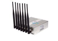 China 16W Output Power Cell Phone Signal Jammer with 50m Jamming Range and 7 Bands Selectable for sale