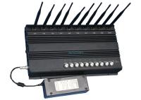 China 20W High Power Signal Jammer with 10 Antennas for 50m Jamming Range Blocking 2G 3G 4G GPS WiFi Signals for sale