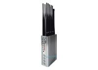 China 12 Channels Portable Signal Jammer with 8.4W Output Power and 20m Shielding Radius for 2G 3G 4G GPS L1 L2 L5 for sale