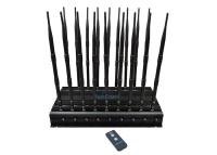 China 18 Channels Mobile Phone Signal Jammer 42W High Power Blocks All GPS Signals for sale