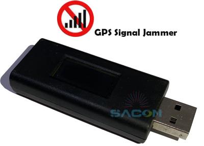 China USB Disk GPS Jammer with LED Display and 15m Range Compact Size Signal Blocker for sale