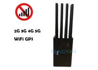 China 8 Antennas 20m Range 4W Output Power Signal Jammer Mobile Phone Blocker WiFi Jammer for sale