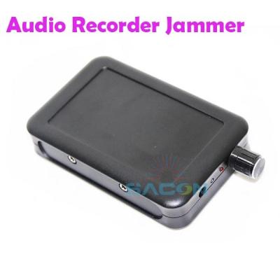 China Plastic 85dB Acoustic Interference Audio Recorder Signal Jammer with 2m Shielding Distance for sale