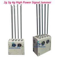 China 240W High Power Prison Cell Phone Jammer with 8 Channels and 100m Range for Secure Facilities for sale