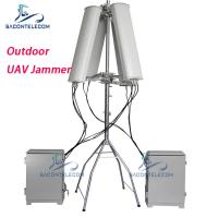 China 190W Output Power 2km Jamming Range IP64 Waterproof UAV Drone Jammer for sale