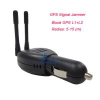 China Portable GPS Signal Jammer with 15m Range for L1 L2 Frequencies for sale
