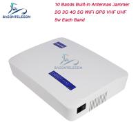 China 50W High Power Mobile Phone Signal Jammer Blocks 2G 3G 4G 5G GPS WiFi with 20-60m Jamming Radius for sale