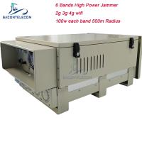 China 600W 6 Bands Outdoor Prison Signal Jammer with 50-600m Jamming Radius for 2G 3G 4G 5G WiFi GPS for sale