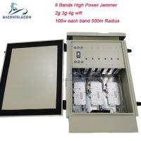 China 600W Waterproof Outdoor Bomb Jammer with 600m Radius for 5G 5.2G 5.8G Signal Blocking for sale