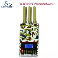 China 6 Antennas 20m Range Portable Mobile Phone Jammer with 4000mAh Battery for GPS Lojack WiFi Signal Blocking for sale