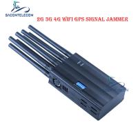 China 8 Bands Handheld Signal Jammer with 20m Range and Car Charge for 2G 3G 4G GPS WiFi Blocking for sale