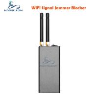 China 1200mAh Battery 10m Jamming Radius 2 Antennas GPS Signal Jammer WiFi GPS Blocker Portable Signal Jamming Device for sale