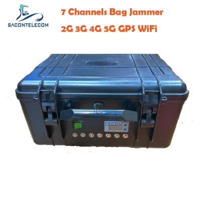 China 7 Channels 70W Wireless Signal Jammer with 5-30m Range for Secure Events for sale