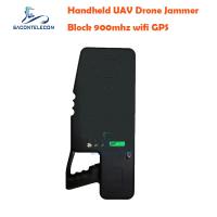 China Handheld UAV Drone Signal Jammer with 1.2km Jamming Radius 40W Power and Built-in High Gain Antenna for sale