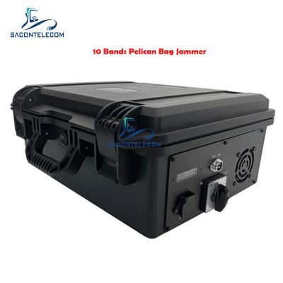 China 90W DDS Portable Signal Jammer with Digital Modulation and Flexible Operation for Security Forces for sale