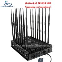 China Adjustable 110W 16 Antennas GPS Lojack Signal Jammer for Indoor Desktop Use for sale