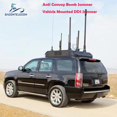 China DDS Vehicle Convoy Bomb Jammer with 1000W Output Power 20-3GHz Full Band and 1km Jamming Range for sale