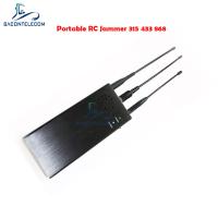 China 10W Output Power Car Remote Signal Jammer with 100m Jamming Radius and 8000mAh Battery for sale