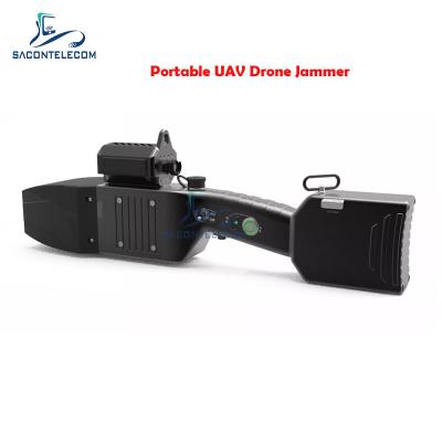 China Portable UAV Drone Signal Jammer with 1.3km Range IP66 Protection and 30W Output Power for sale