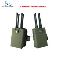 China Portable UAV Drone Signal Jammer with 28W Output Power 500m Jamming Range and 4 Antennas for sale