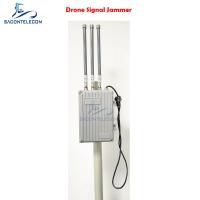 China 25W Output Power 500m Jamming Range Waterproof Aluminum Case Drone Signal Jammer Anti-Drone Device for sale