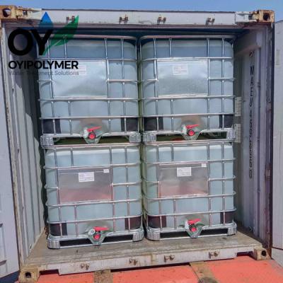 China Colorless Water Decoloring Agent 55% Solid Content Textile Wastewater Treatment Cationic Flocculant for sale