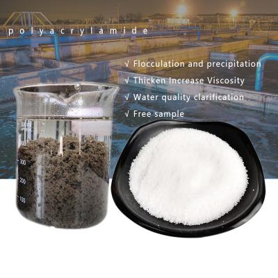 China Cationic Polyacrylamide PAM Polyelectrolyte Flocculant for Sewage Treatment 10-80% Charge for sale