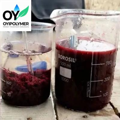 China Cationic Flocculant C497 Slaughterhouse Wastewater Treatment Color Removal 50% Charge 10-12 Million MW for sale