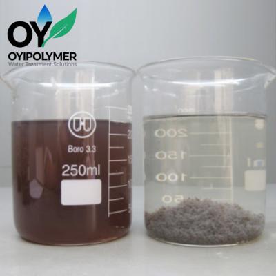 China Dicyandiamide Formaldehyde Resin Water Decoloring Agent 50% Solid Content for Wastewater Treatment for sale