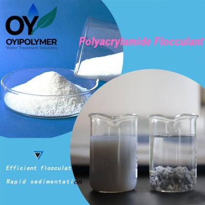 China PAM Anionic Cationic Polyacrylamide Flocculant 90% Solid Content for Sludge Dewatering for sale