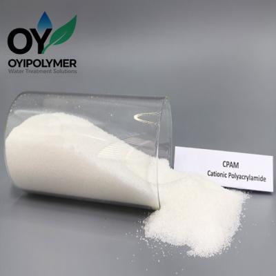 China Cationic Polyacrylamide Flocculant CPAM C8060 8-15 Million MW for Sludge Dewatering for sale