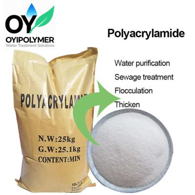 China Anionic Polyacrylamide PAM Flocculant for Sand Washing Sewage Treatment 12-18 Million MW for sale