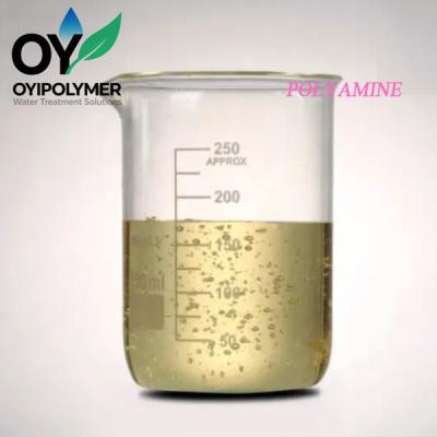 China Polyamine 50% Liquid Coagulant Flocculant for Wastewater Treatment 500-2000 cps for sale