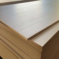 China ENF E0 Grade Melamine Faced MDF Board High Density Scratch Resistant for Furniture for sale