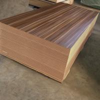 China Dark Walnut Melamine Faced MDF Board 15mm 16mm 18mm For Furniture Manufacturing for sale