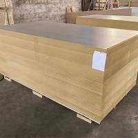 China Dark Walnut Melamine Faced MDF Board 15mm 16mm 18mm For Furniture Manufacturing for sale