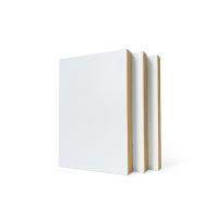China Natural Oak Melamine MDF Board Stain Resistant For Wardrobes CE FSC Certified for sale