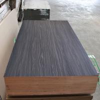 China Natural Oak Melamine MDF Board Stain Resistant For Wardrobes CE FSC Certified for sale